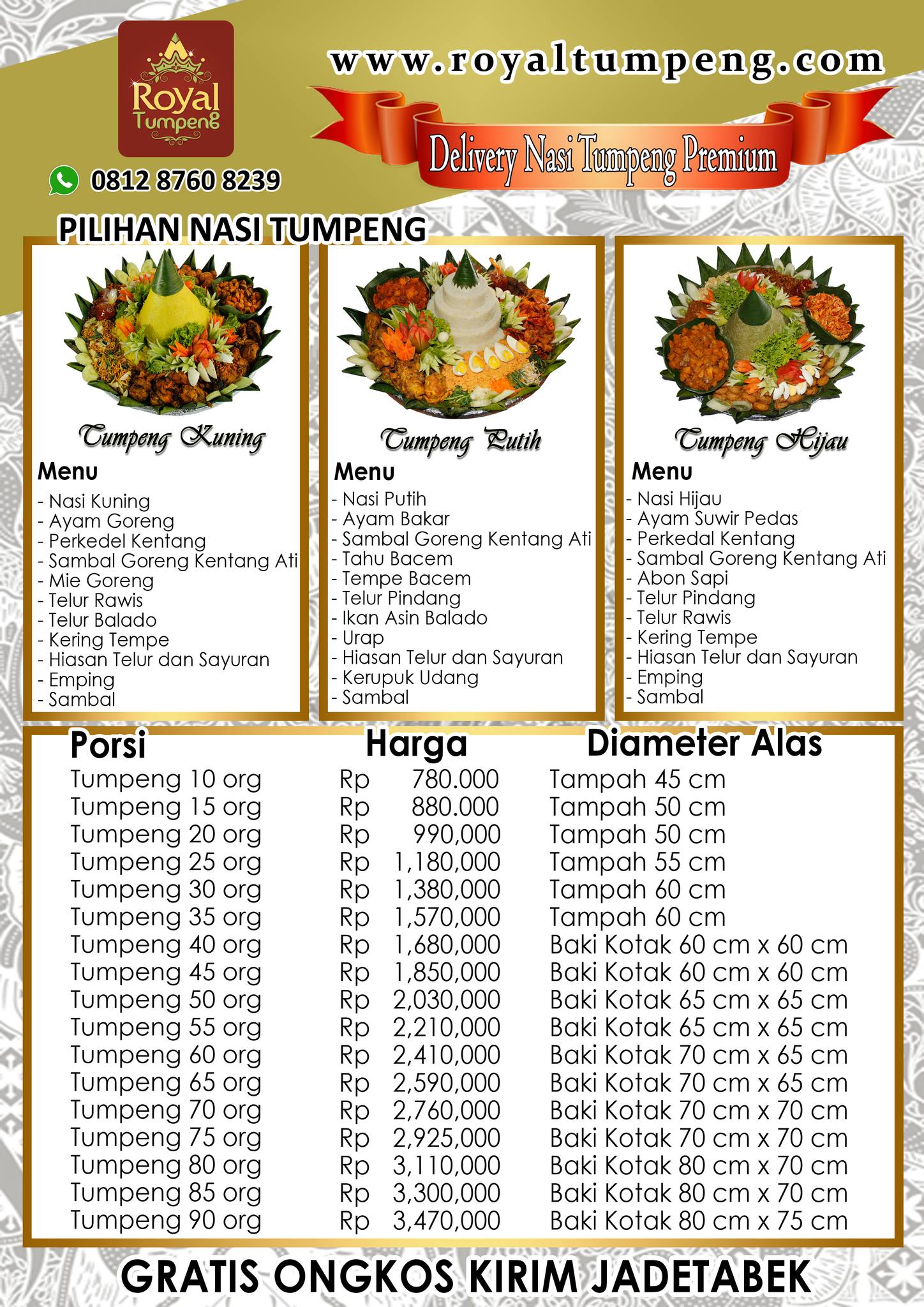 Pesan Nasi Tumpeng — Royal Tumpeng